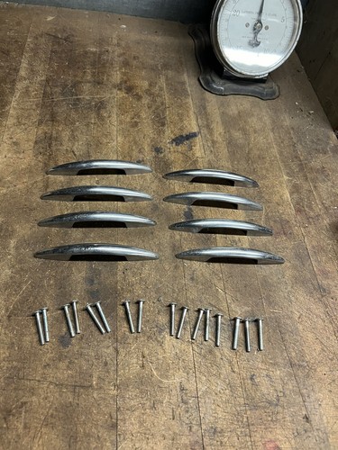 Vintage Mid Century Retro Stanley Chrome Drawer Pulls Handles Sets ...