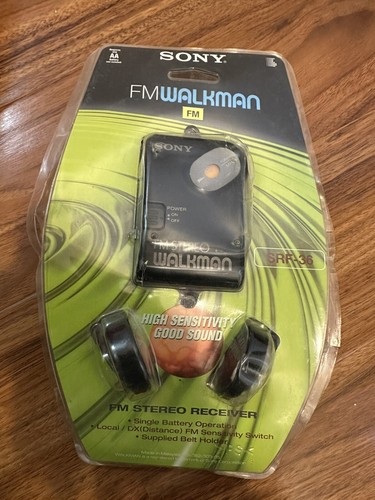 Genuine Sony Walkman FM Stereo: Model SRF-36, Headphones. New! Read ...