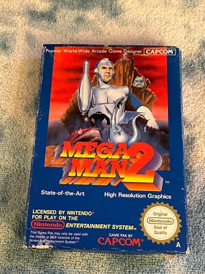 BOX ONLY Mega Man 2 Nintendo NES Box ONLY PAL Version 13388110117| eBay