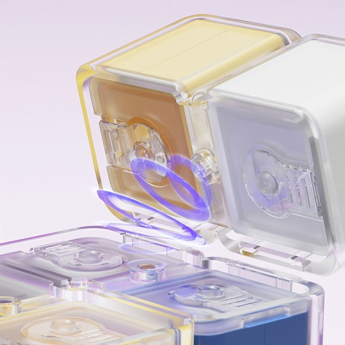 Magic Cube Magnetic Pill Organizer,Magic Cube Pill Box,Weekly Pill ...