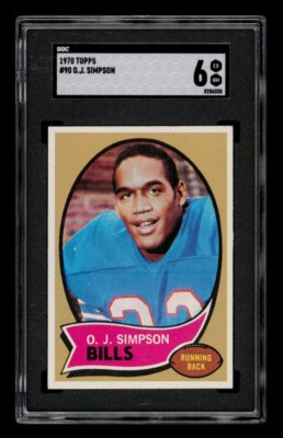 1970 Topps Set-Break # 90 O.J. Simpson RC SGC 6 EX NM | eBay