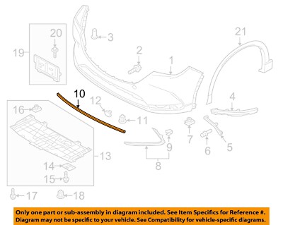 MAZDA OEM 16-18 CX-9 Front Bumper Grille Grill-Center Molding ...