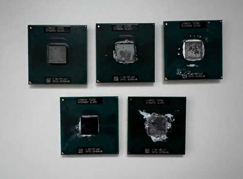 LOT of 5 Intel Core 2 Duo Mobile T5250 1.5GHz CPU Processor SLA9S 1.50 ...