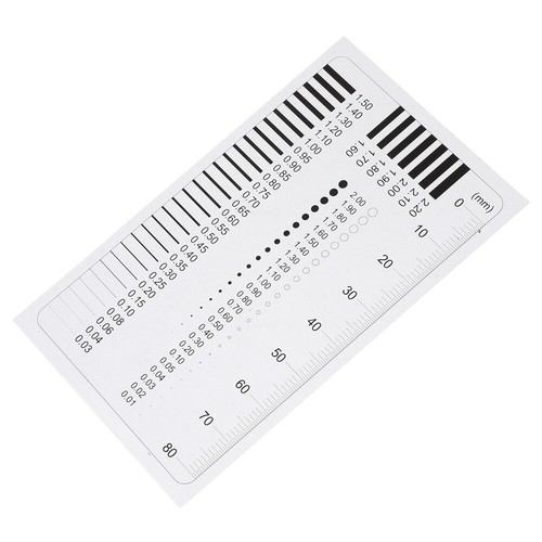 Badge Gauge Transparent Ruler Contour Chart Measuring Tool Flaw ...