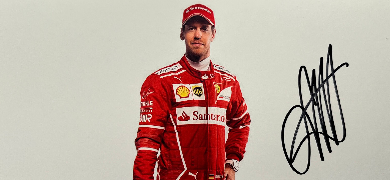 Hand signed signature SEBASTIAN VETTEL, F1 autograph | eBay