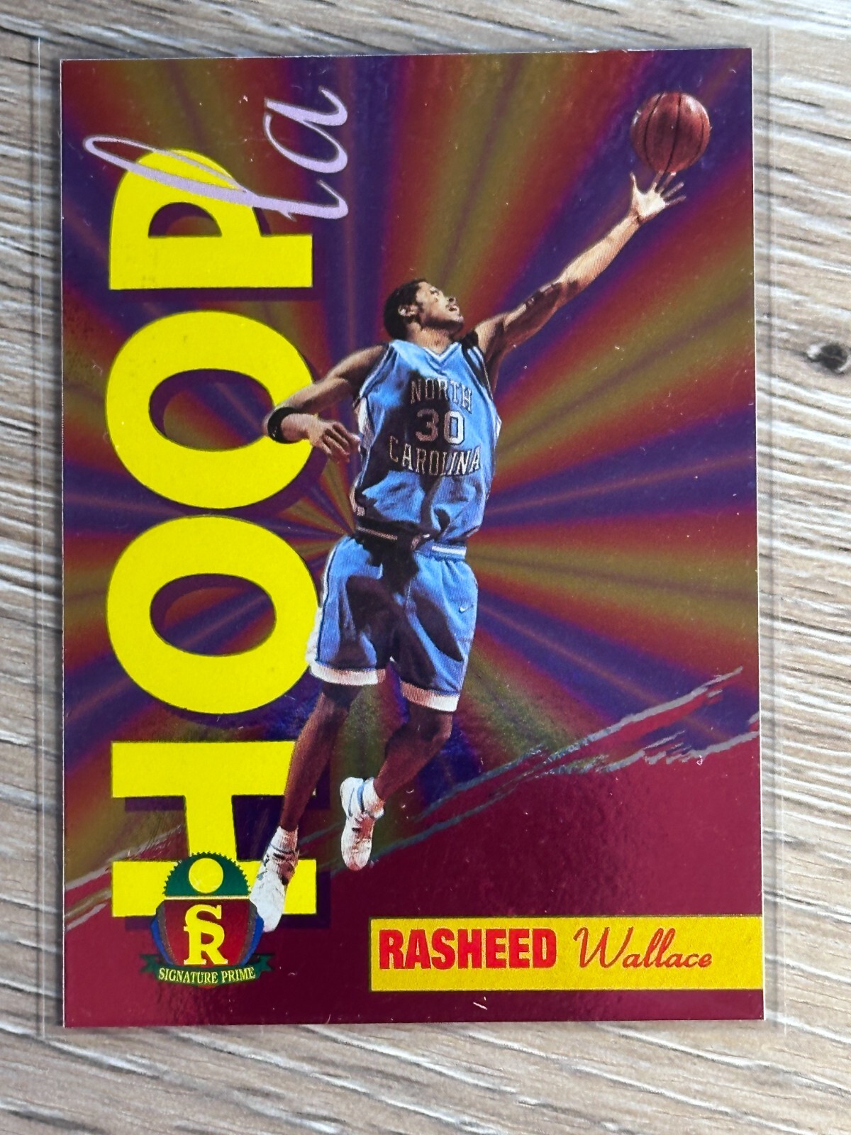1995 Signature Rookies Prime Hoopla Rasheed Wallace #H4 Rookie RC | eBay