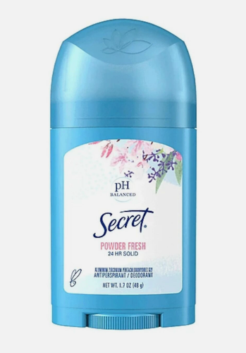 3 Pack Secret Original Solid Antiperspirant Deodorant, Powder Fresh, 1. ...