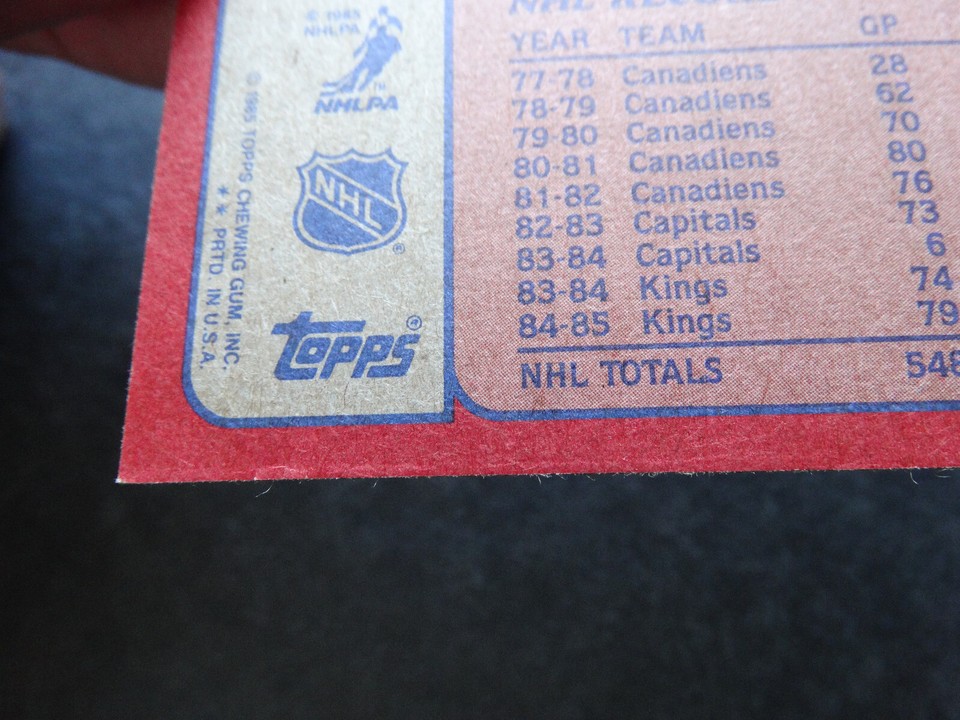 1985-86 Topps Hockey Cards Complete Your Set U You Pick List 1-165 | eBay