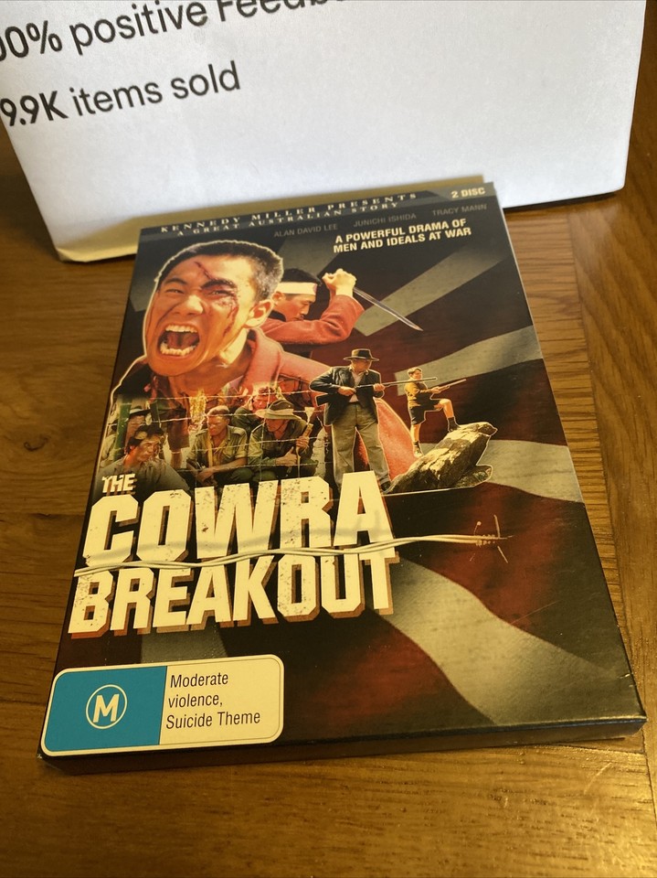 Cowra Breakout Dvd Australian Military Mini-Series With Slipcase Alan ...