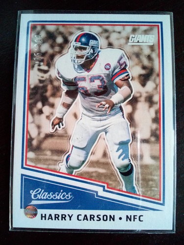 2017 Panini Classics - [Base] - Red Back harry carson 165/299 | eBay