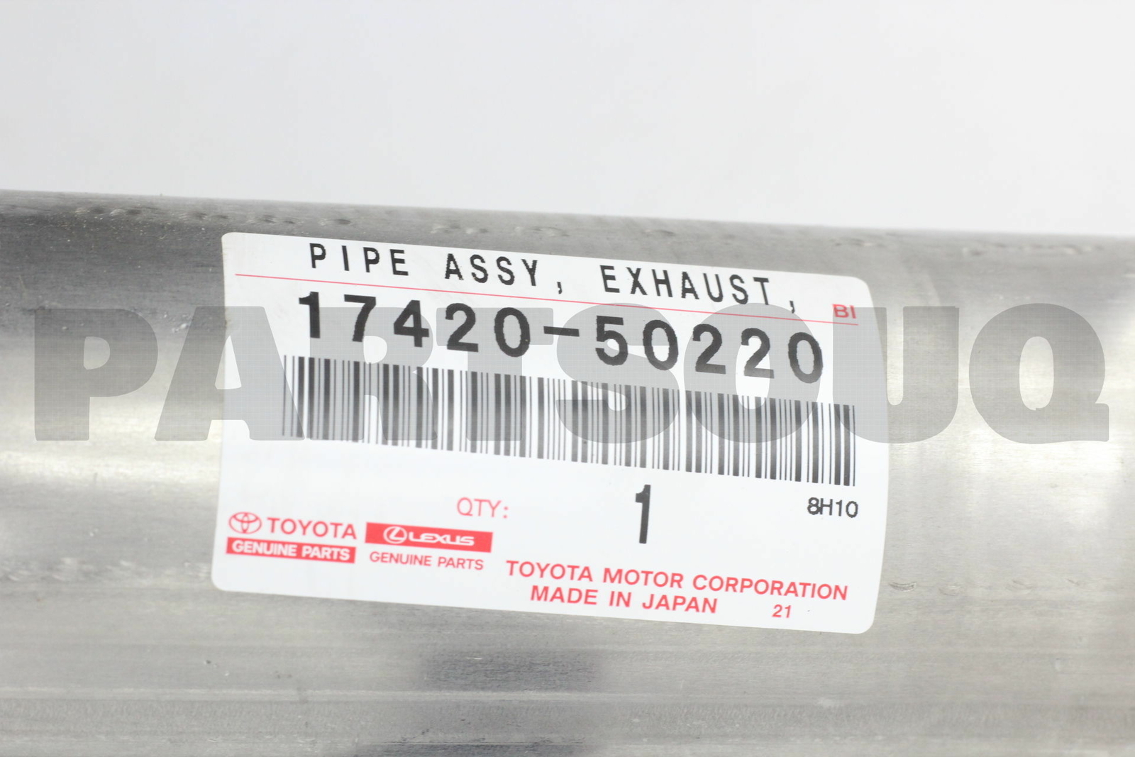 1742050220 Genuine Toyota PIPE ASSY, EXHAUST, CENTER 17420-50220 | eBay
