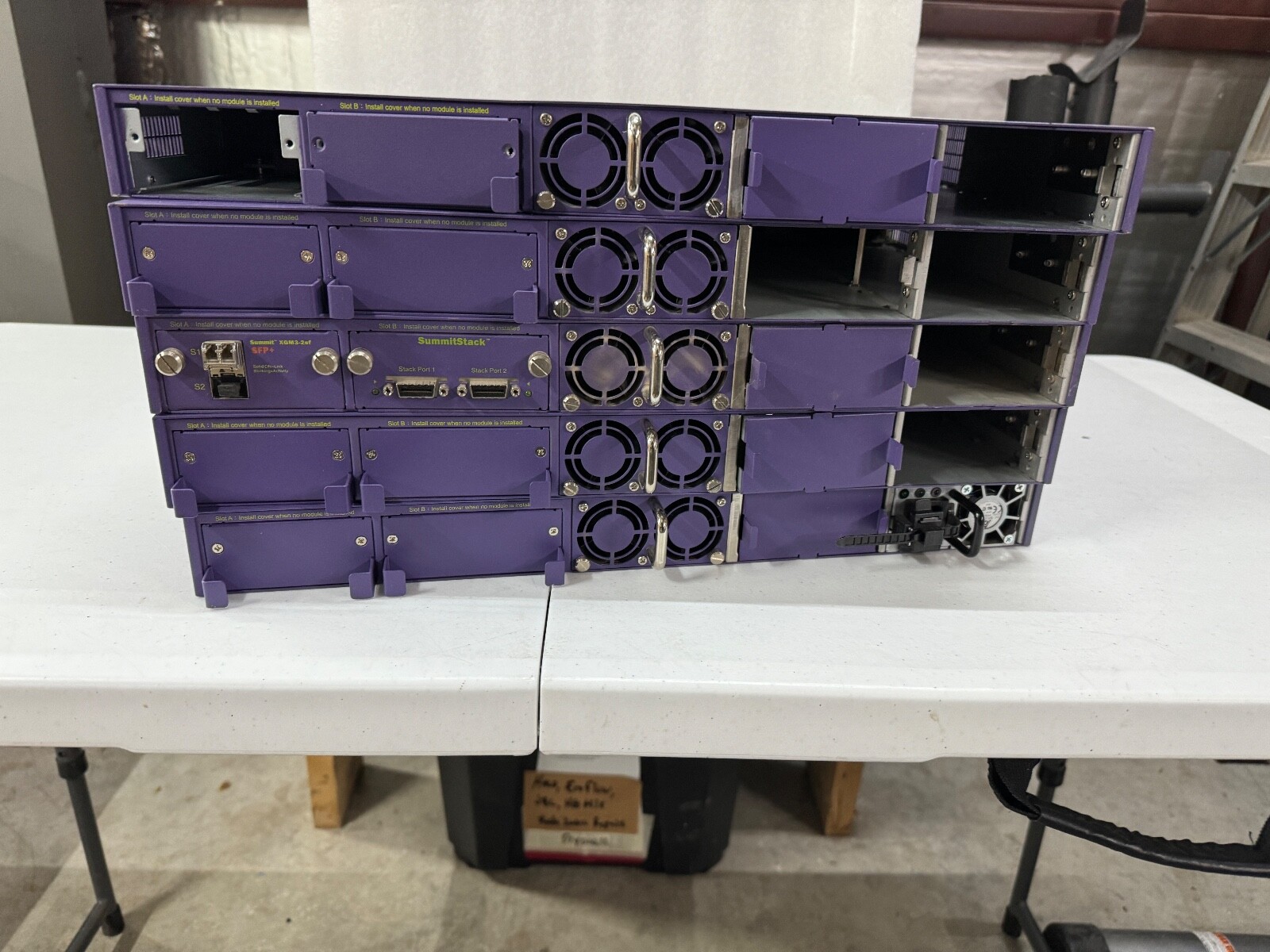 [LOT OF 5] EXTREME NETWORKS SUMMIT (X460-24P) 24PORT GIGABIT POE ...