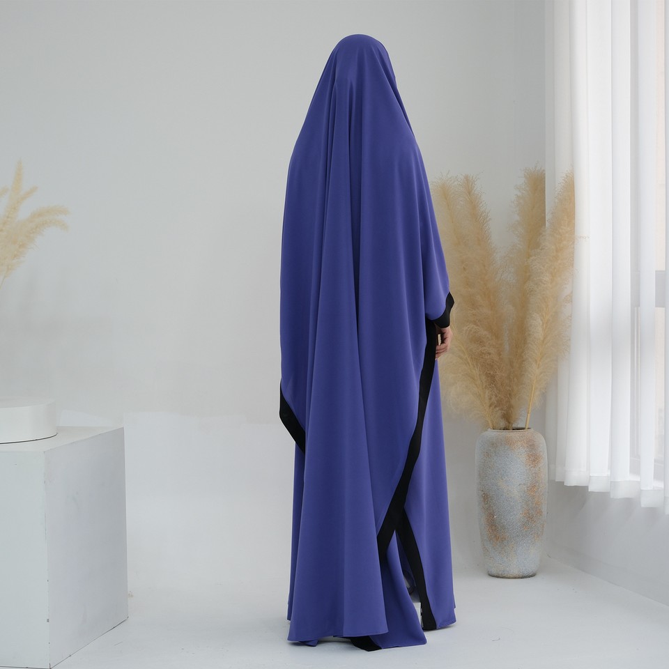 Abaya Women Overhead Kaftan Prayer Long Dress Muslim Burqa Ramadan Robe ...