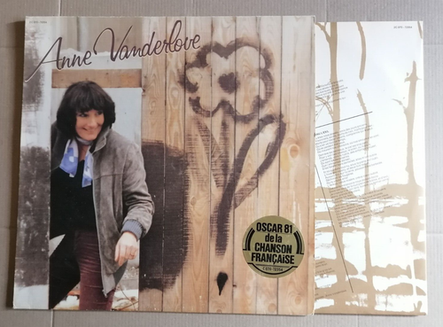 ANNE VANDERLOVE LP 33T Inners Lyrics Pathé 2C 070-72.354 Oscar 81 ...
