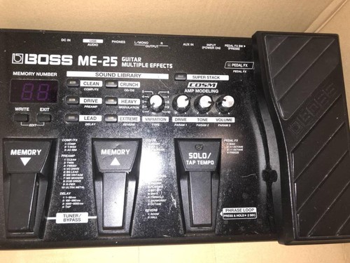 BOSS ME-25 Multiple Effets Guitare Effet Pédale Console Seulement De ...