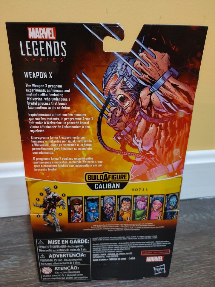 Marvel Legends X-Men Weapon X Wolverine BAF Caliban. New In Sealed Box ...