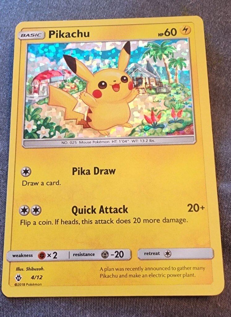 Pokemon Confetti Holo Pikachu 4/12 2018 McDonalds Promo - NM/MINT | eBay