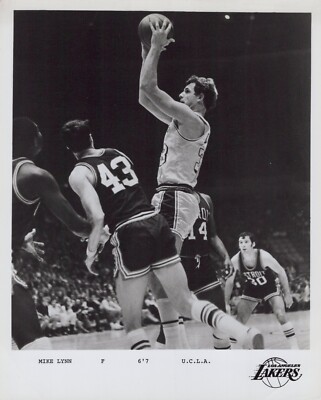 LA Lakers Mike Lynn Basketball Promo Photograph NBA 1971 N | eBay
