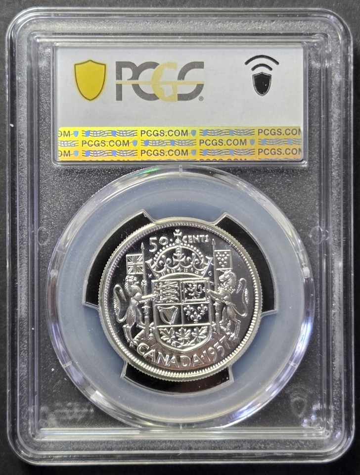 Canada 1957 Half Dollar, PCGS 66 Prooflike | eBay