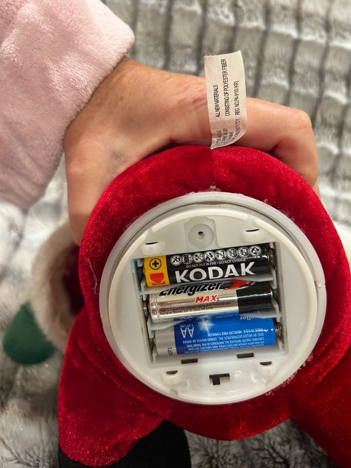 Kurt Adler 11" Plush Christmas Singing Shaking Animated Frog Croaks ...