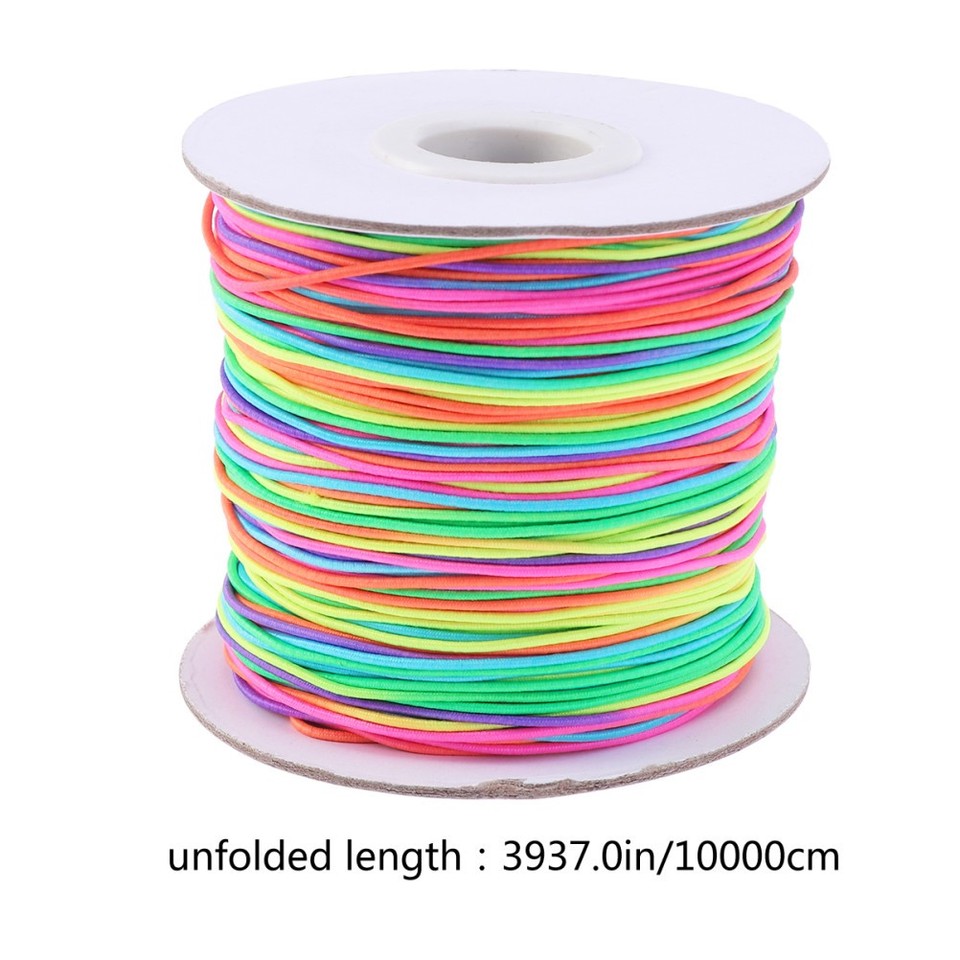 1mm Round Elastic Cord Beading Stretch Thread for Jewelry Making DIY ...