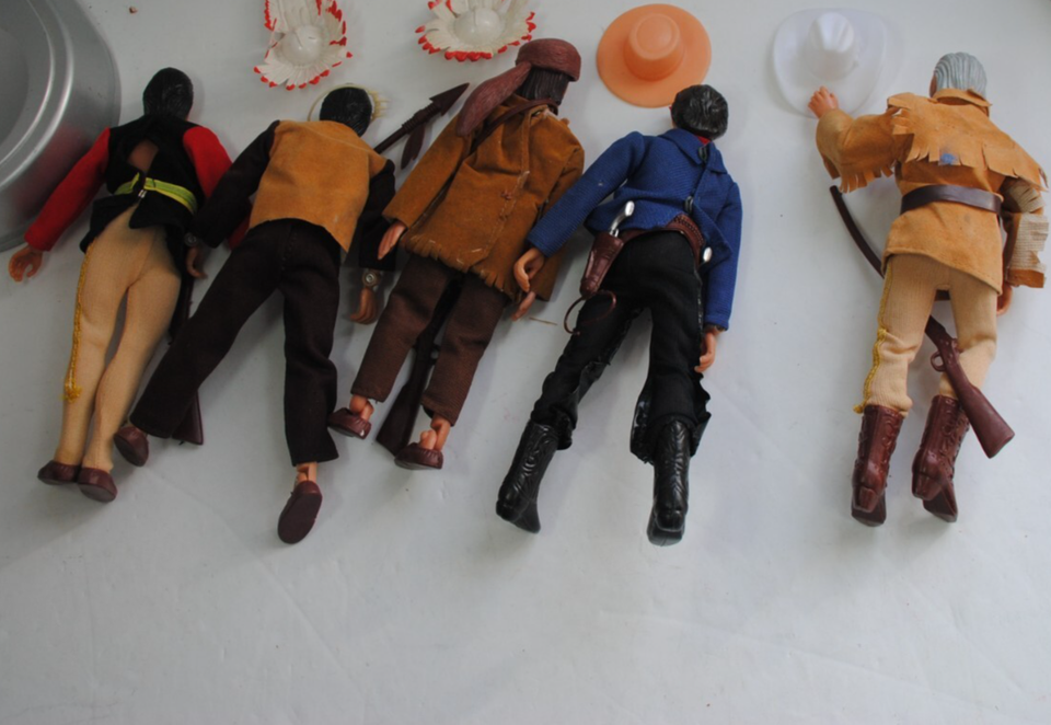 MEGO VINTAGE 8 inch ACTION figures WESTERN SUPER HEROES rare set of 5 ...