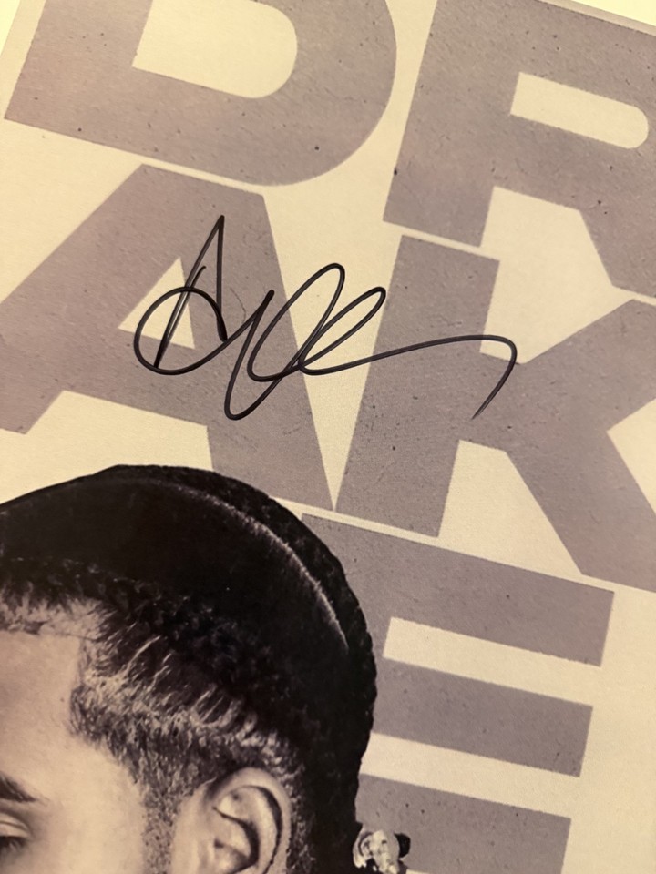 Drake Hand Signed 11x17 Poster w/ COA – Authentic Rap Autograph ...