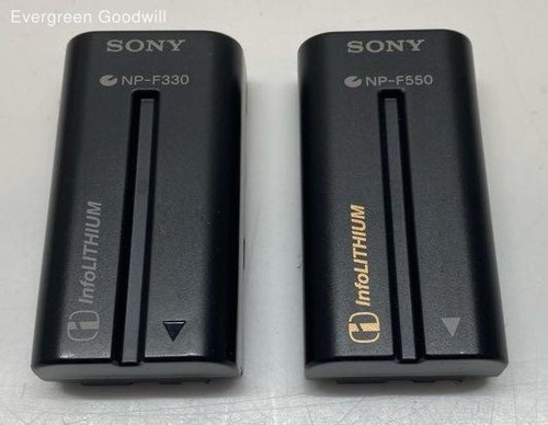 Lot of 2 Sony Camera Battery Packs NP-F330 & NP-F550 Untested | eBay