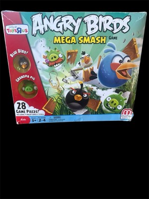 ANGRY BIRDS Mega Smash Game Mattel RARE Toys R Us Exclusive In Box HTF ...