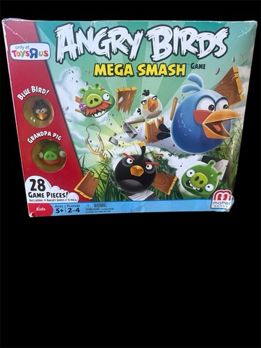 ANGRY BIRDS Mega Smash Game Mattel RARE Toys R Us Exclusive In Box HTF ...