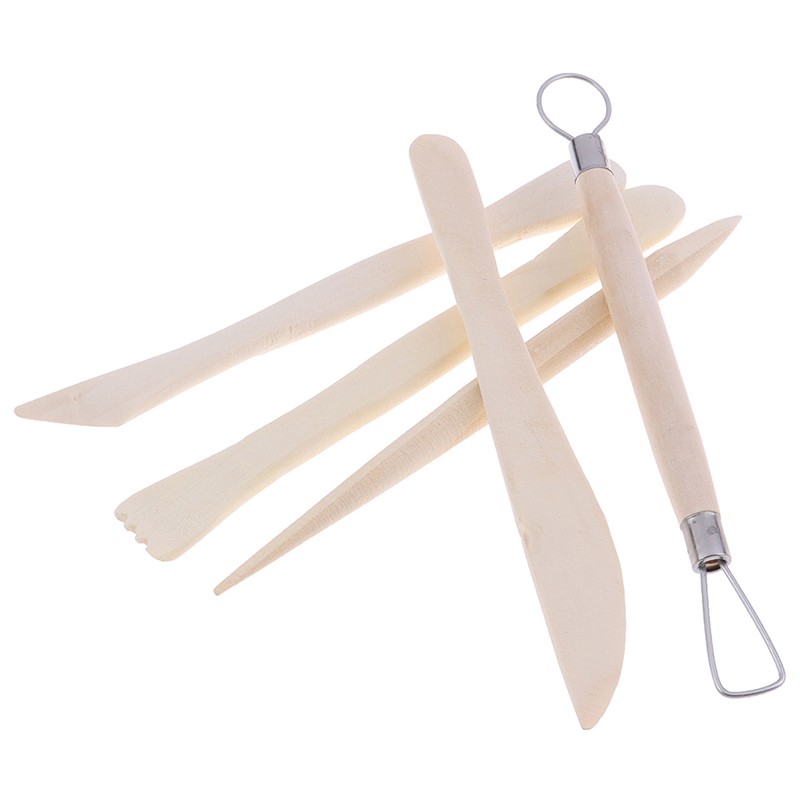 5pcs 6inch Sculpting Clay Sculpture Tools Set Wax Carving Shapers Clay ...