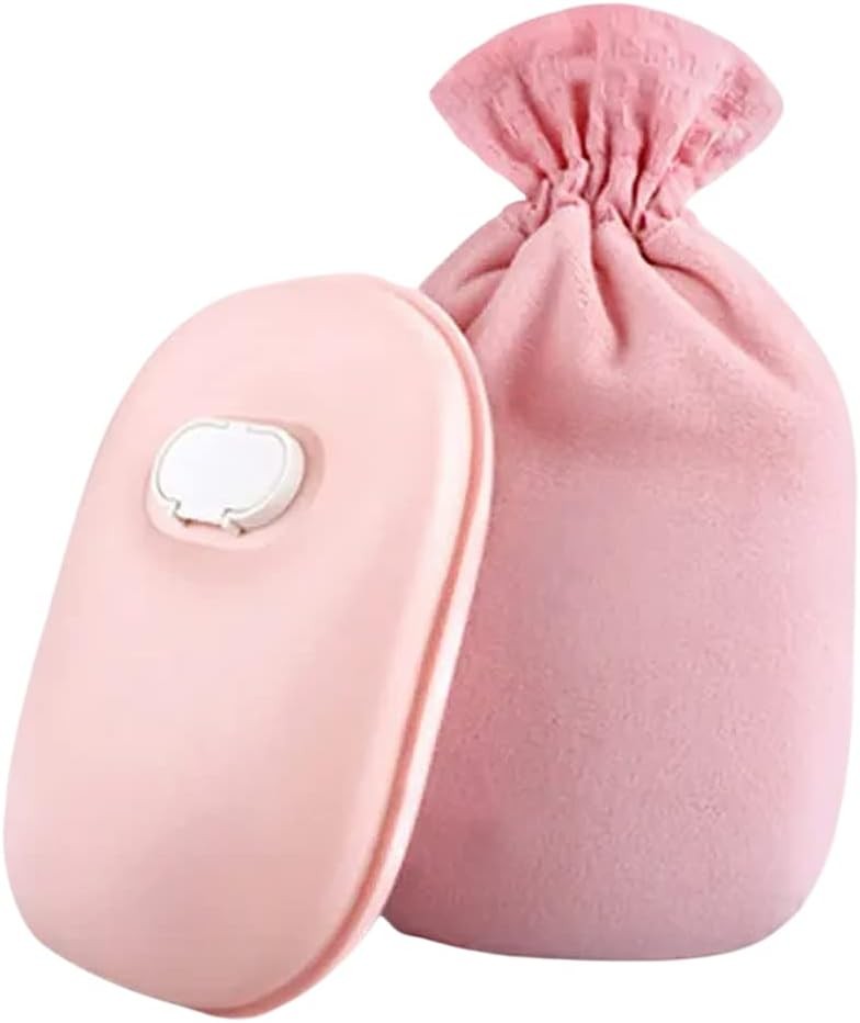 Portable Heating Pad Electric Hot Water Bag with Soft Fleece Cover ...