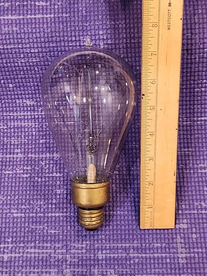 Edison Antique Mazda Light Bulb Pointed Tip Tipped 👀 SEE PICTURES | eBay