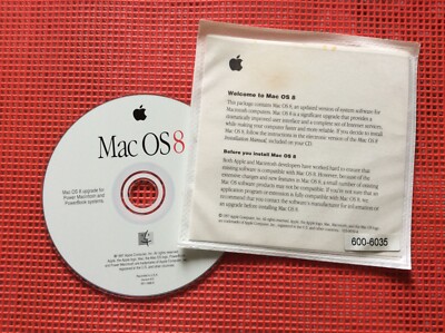 Apple Mac OS 8.0 genuine upgrade software | eBay