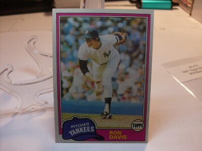 1981 Topps Baseball #16 - Ron Davis - New York Yankees 81-171 | eBay