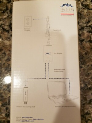 Carrier Poe Adapter 15V 12W by Ubiquiti Networks | eBay