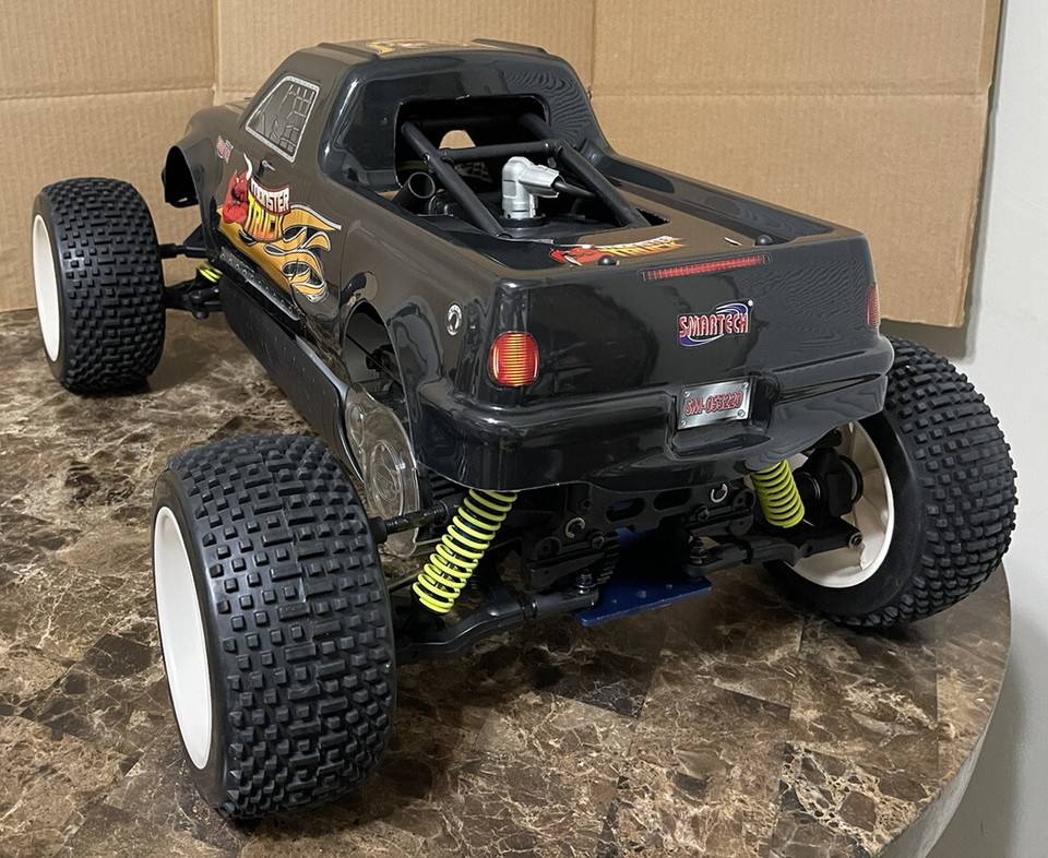 SMARTECH BIGFOOT 28CC 1/5 RC GAS 2WD MONSTER TRUCK RTR 2.4GHZ + EXTRA ...