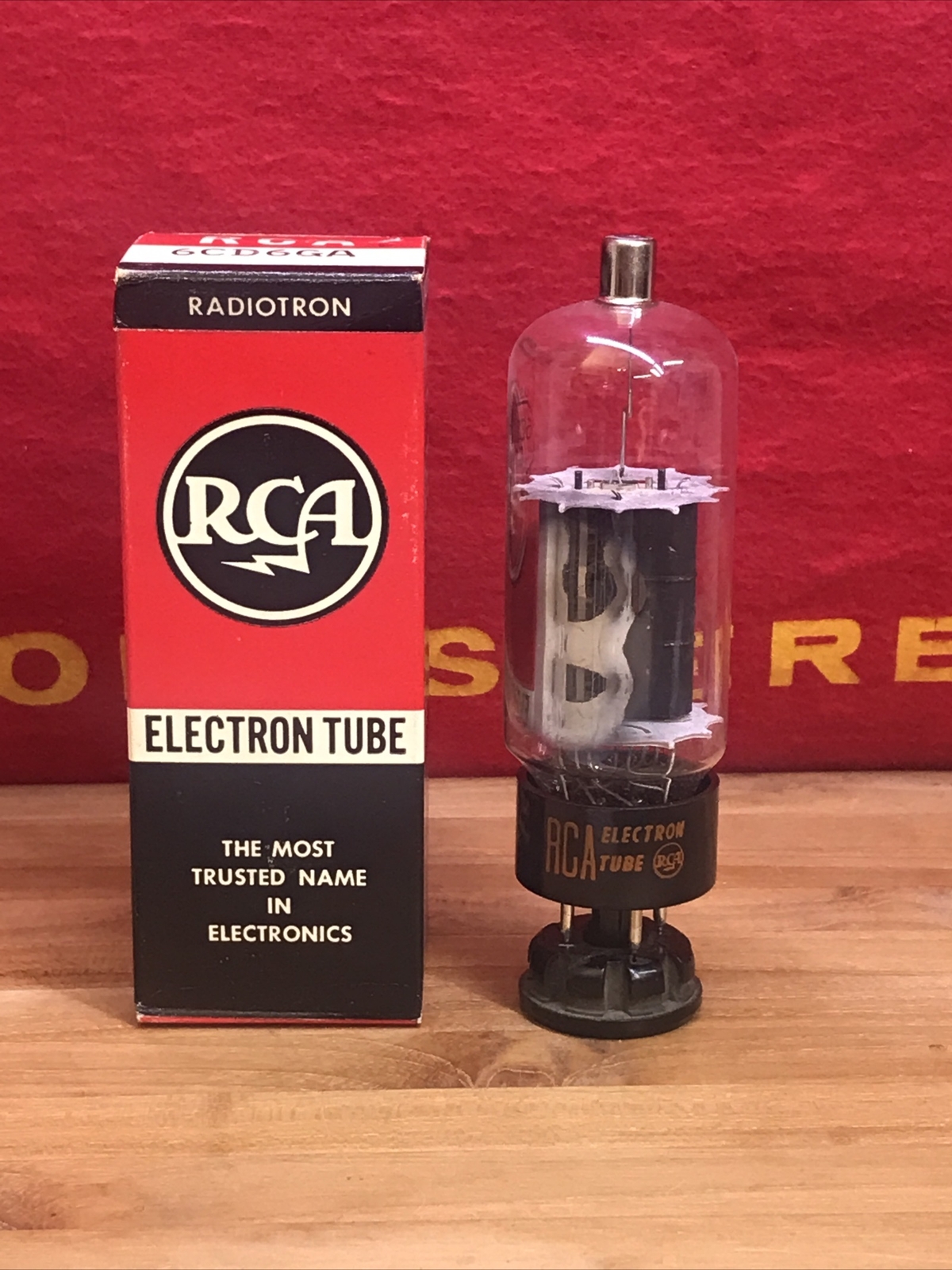 RCA 6CD6GA Vacuum Tube Black Plate O Getter Tested 100% | eBay