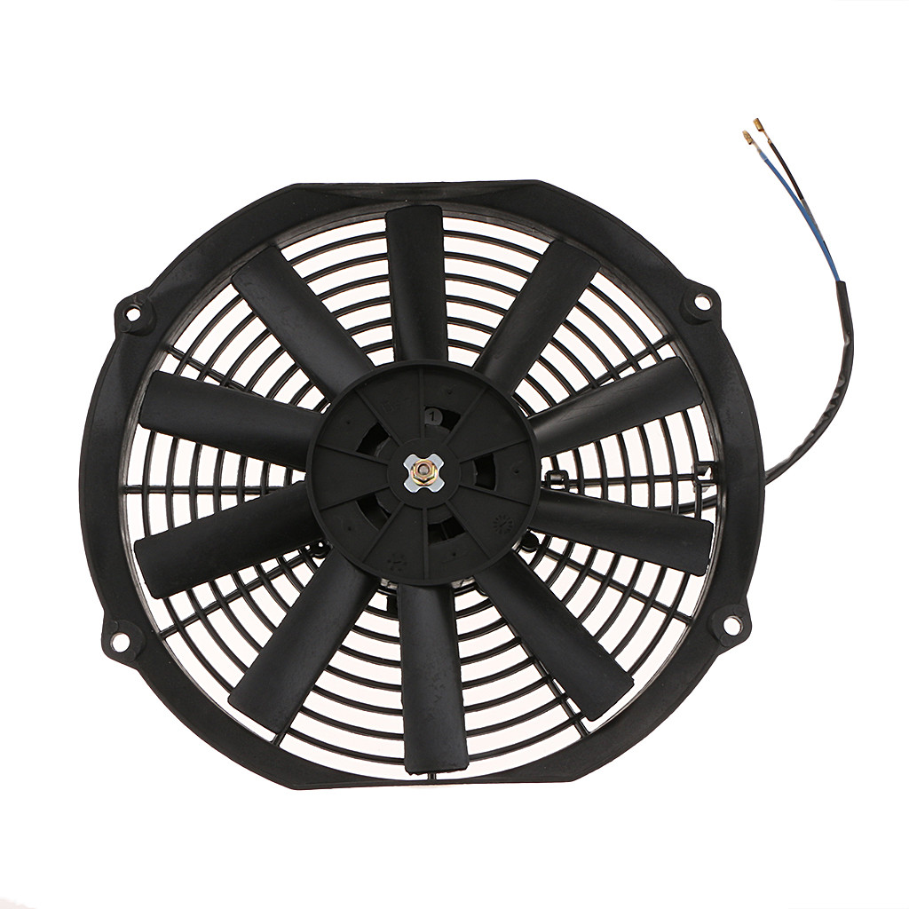 12'' 80W 12V Car Motorcycle Electric Radiator Cooling Fan Large Air ...