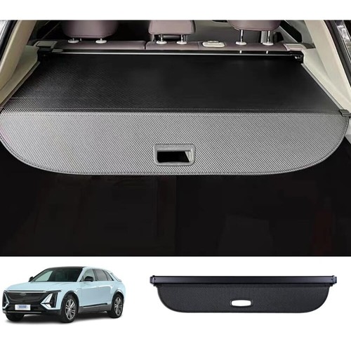 Canvas Car Trunk Rear Cargo Luggage Cover Curtain For Cadillac Lyriq ...