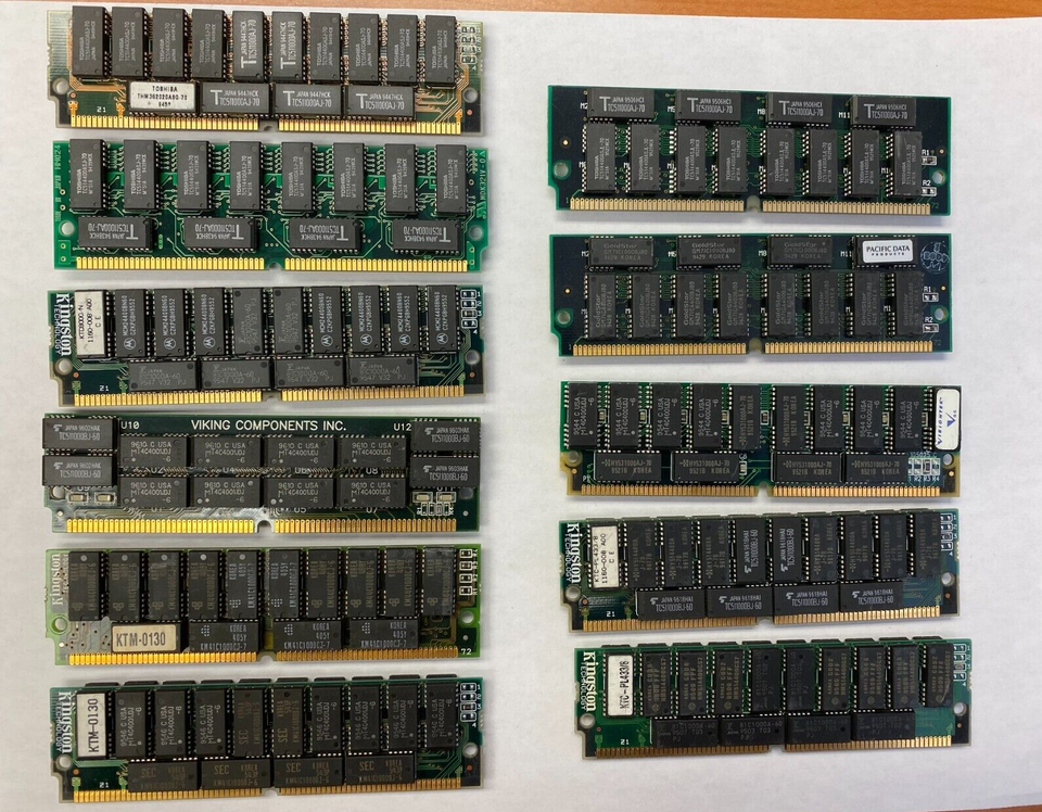 8MB 72-Pin 70ns FPM Parity ECC SIMM 2Mx36 RAM Memory for HP Compaq IBM ...