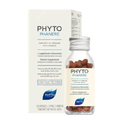 Phyto Phytophanere Hair and Nails Strengthening 120 Gel-Caps | eBay