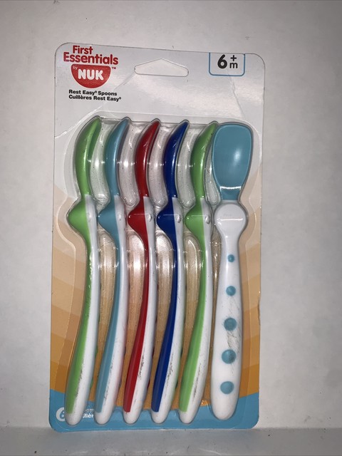 NUK Gerber Graduates Rest Easy Spoons 78760 Assorted 6-pack for sale ...