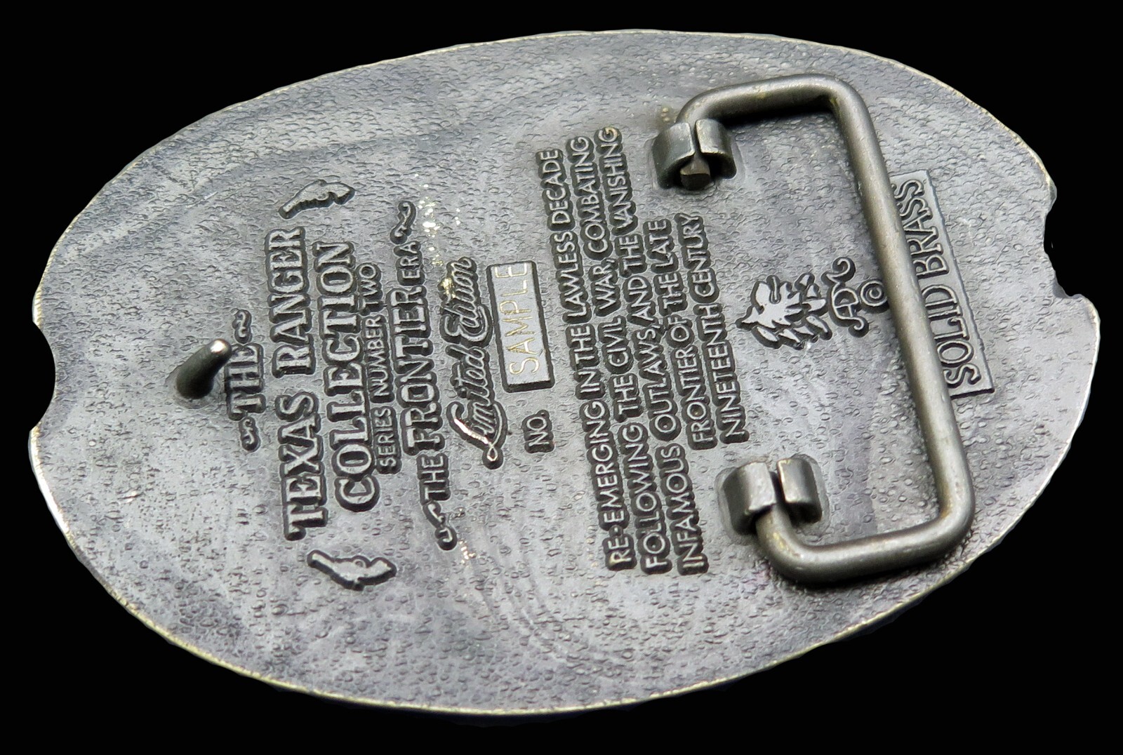 John B Jones Texas Rangers Lawmen Old West Brass Vintage Belt Buckle | eBay