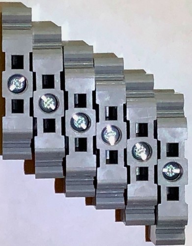 LOT OF 6 Phoenix Contact Typ E/NS 35 N End Clamp 9.5mm Gray 0800886 | eBay