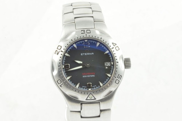 Eterna Monterey 200 Meters 1601.41 Stainless Steel Ladies Quartz Divers ...