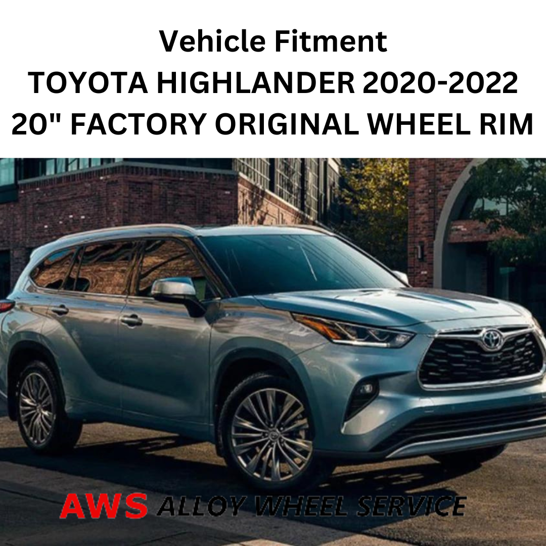 TOYOTA HIGHLANDER 2020-2022 20" FACTORY ORIGINAL WHEEL RIM 75266 S057A ...