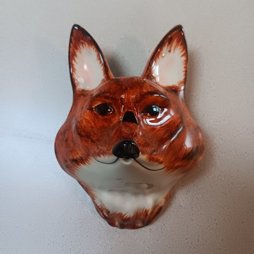 VTG English Babbacombe Pottery Ceramic Fox Head String & Scissors ...