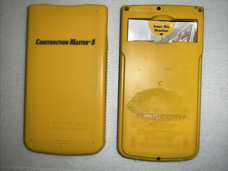 Construction Master 5 Calculator 4050 Construction-Math Calculations ...