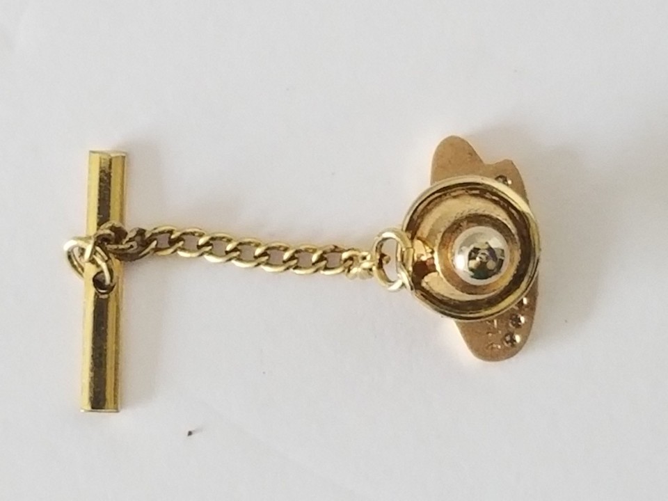 Vintage 14K Gold & Diamond Lockheed Martin Year Employee Service Award ...